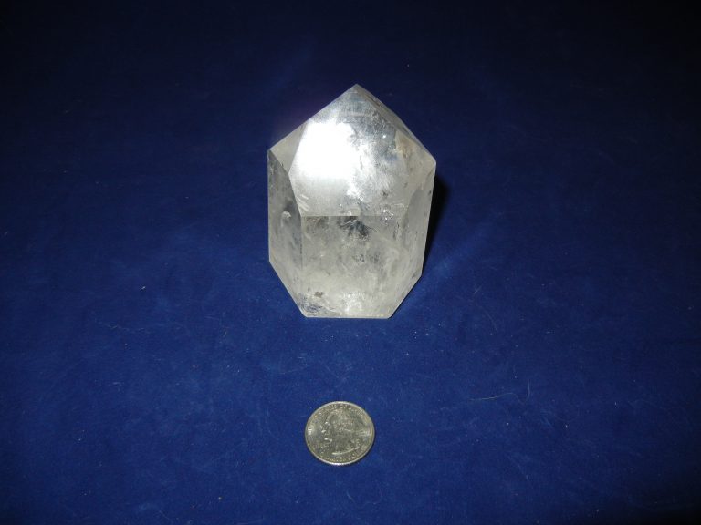 LARGE POLISHED NATURAL QUARTZ CRYSTAL POINT ONE POUND! - Life Metaphysical